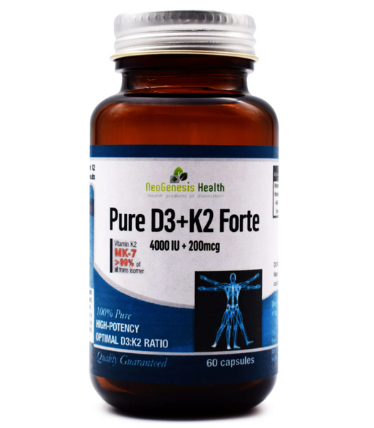 Pure D3 + K2 Forte 60 capsules - NeoGenesis - Supplement – SweetFit