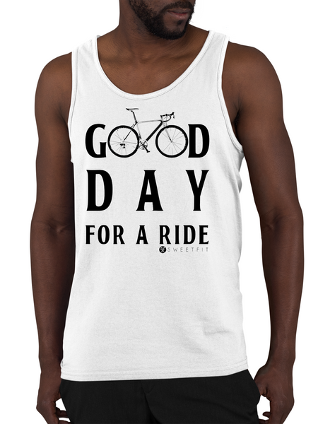SweetFit: Men's Fitness Tops - Good Day